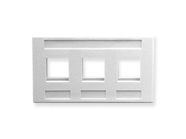 Click here for FACEPLATE- FURNITURE- 3-PORT- WHITE prices
