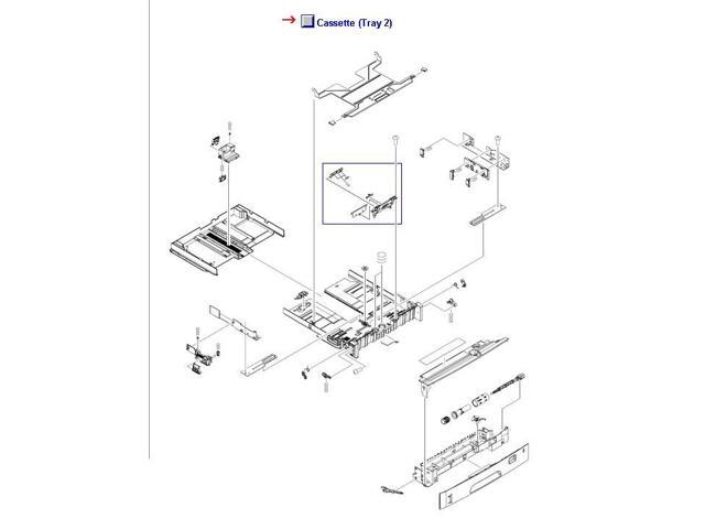 Click here for HP RM1-2479-060CN 250-Sheet Paper Cassette - For T... prices
