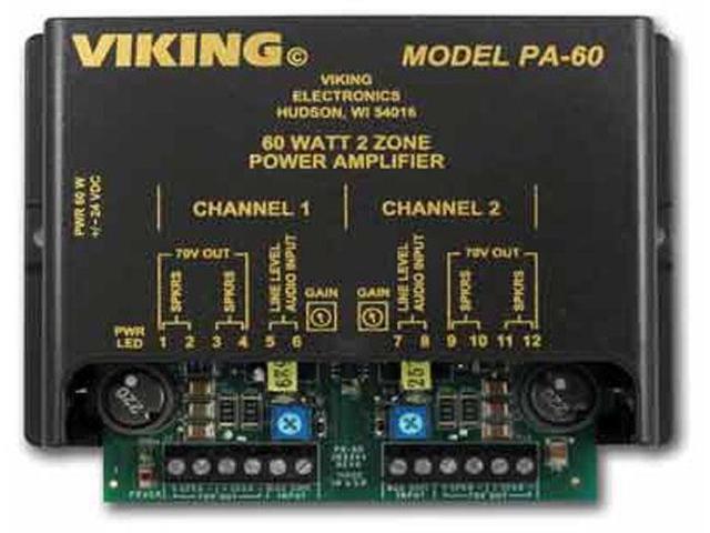 Click here for Viking Electronics PA-60 60W Compact Two Zone Ampl... prices