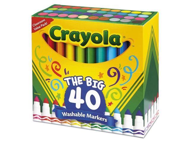 Click here for Crayola Marker Washable 40/St Ast 587858 prices