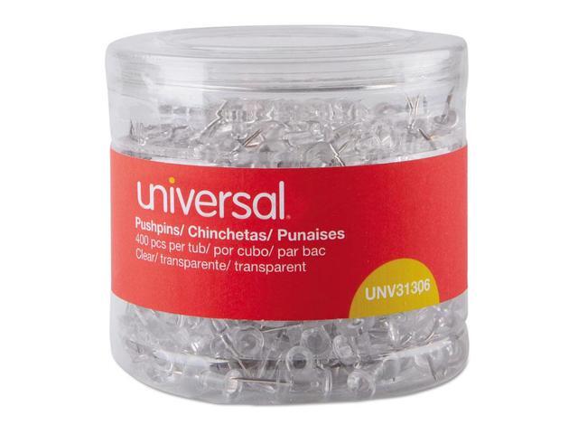 Click here for Universal Clear Push Pins  Plastic  3/8  400/Pack prices