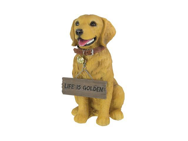 Click here for 12.75 Inch Tall Golden Retriever Dog Realistic Lif... prices
