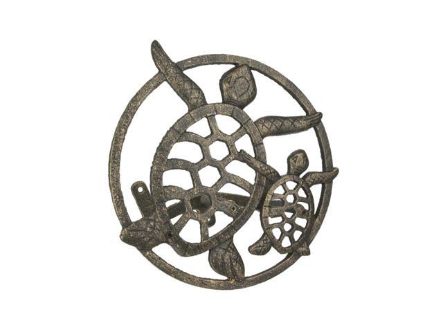 Click here for Bronze Sea Turtle Cast Iron Hose Holder: Decorativ... prices