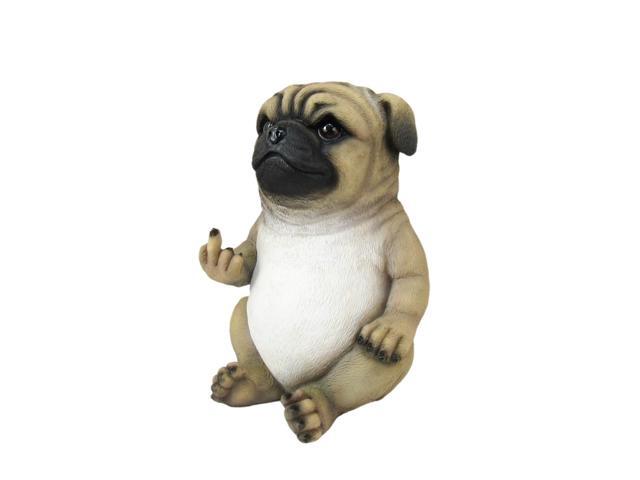 Click here for Pug Life Cheeky Middle Finger-Flipping Pug Dog Han... prices