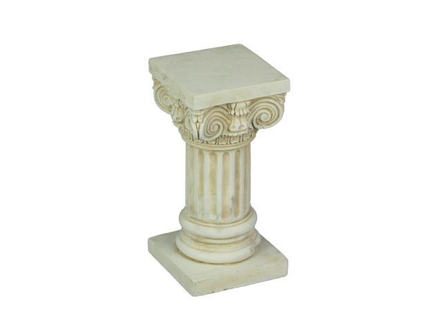 Click here for Antique White Solid Concrete Roman Ionic Column Pi... prices