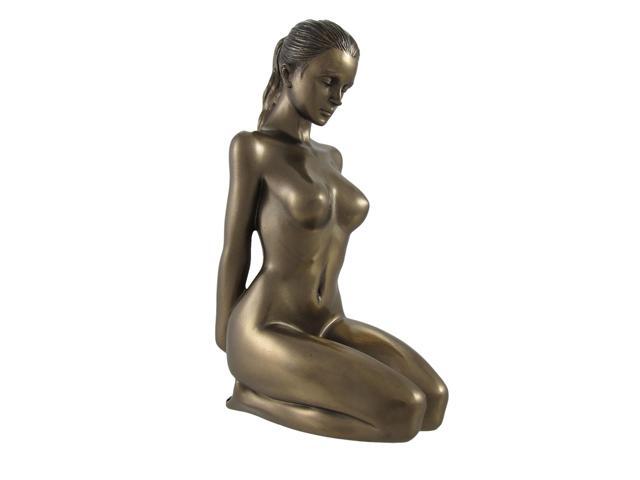 Click here for 6 Inch Tall Bronze Finished Nude Female Statue - A... prices