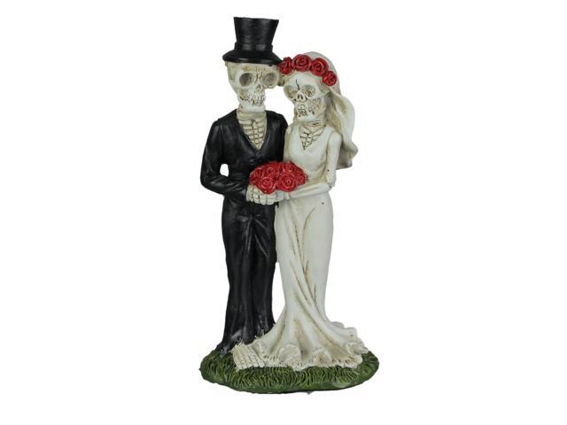 Click here for Love Eternal Skeleton Bride Groom Couple Figurine... prices