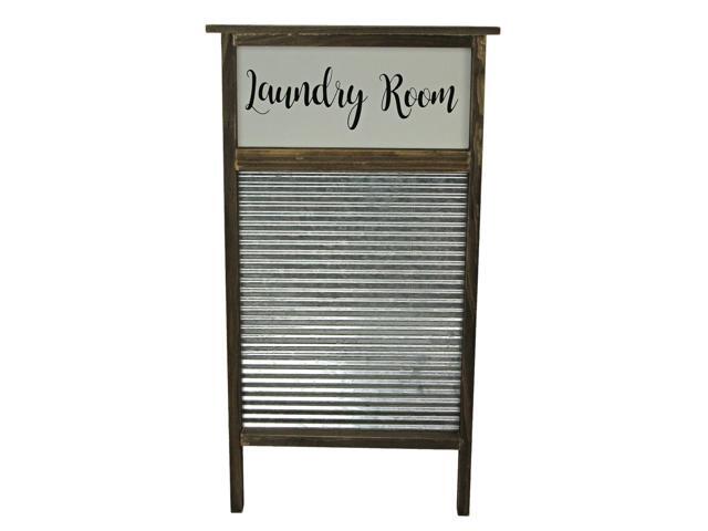 Click here for Vintage-Inspired Wood and Metal Washboard Wall Déc... prices