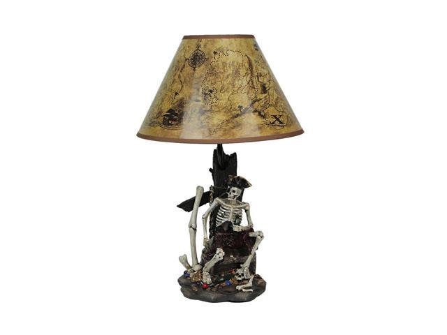 Click here for 21-Inch High Caribbean Pirate Skeleton Table Lamp... prices