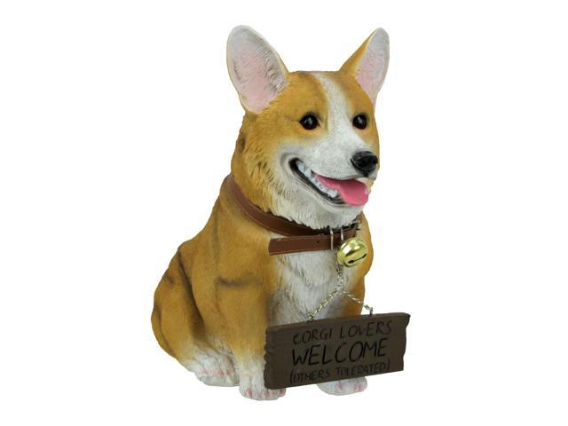 Click here for Charming 11.5 Inch Realistic Welsh Corgi Dog Statu... prices