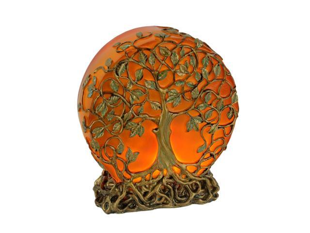 Click here for Sunset Orange Tree of Life Plug-In Night Accent Li... prices