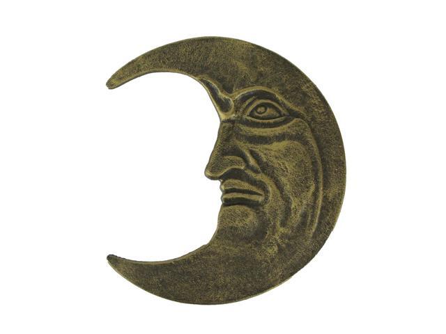 Click here for Bronze Finish Cast Iron Crescent Man in the Moon F... prices