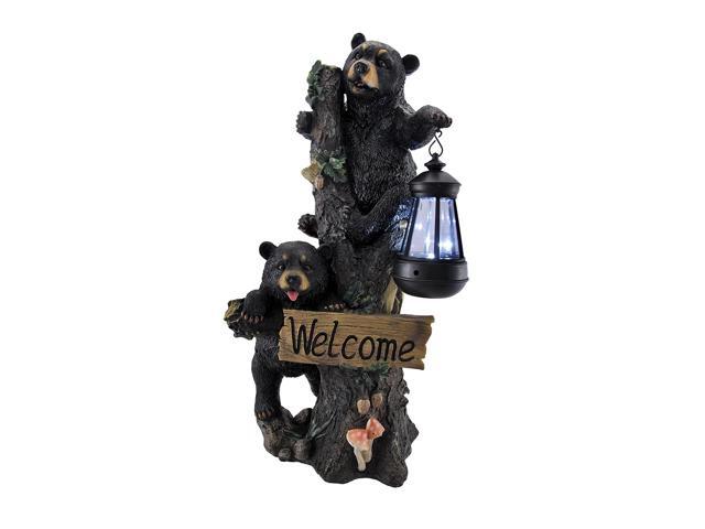 Click here for Little Rascals Climbing Bear Cubs Solar Light Welc... prices