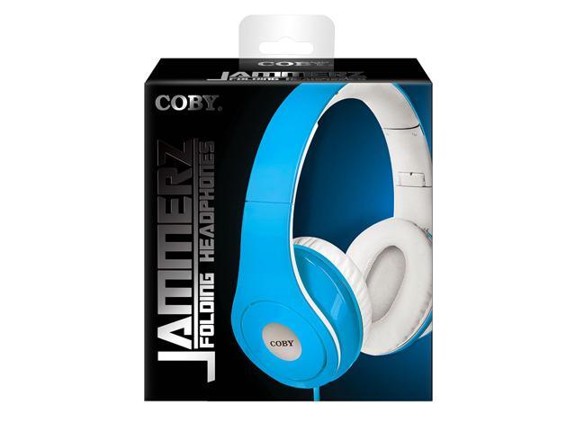 Click here for Coby Jammerz Folding Headphones CVH-803-BLU Blue prices
