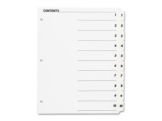 Click here for Sparco Quick Index Table Of Contents Divider prices