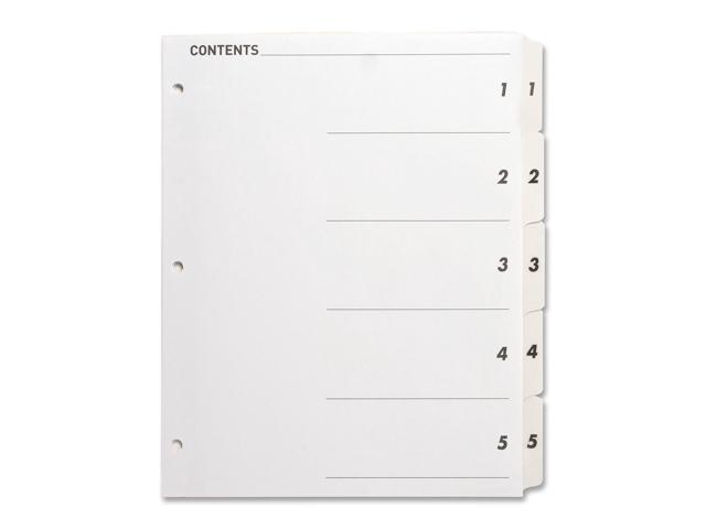 Click here for Sparco Quick Index Table Of Contents Divider prices