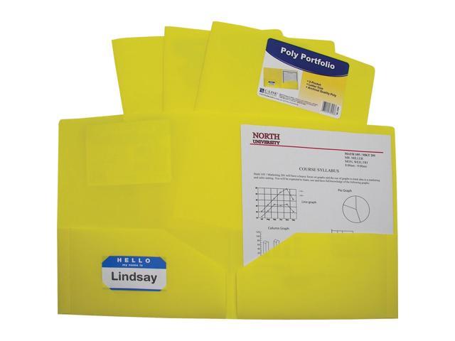 Click here for C-Line Products Two-Pocket Heavyweight Poly Portfo... prices