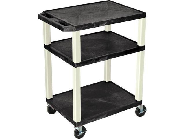 Click here for Luxor WT34E 34 AV Cart 3 Shelf  Electric Black/Put... prices