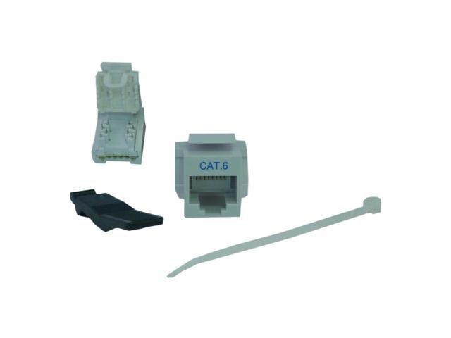 Click here for Cable Wholesale Cat 6 Keystone Jack  White  Toolle... prices