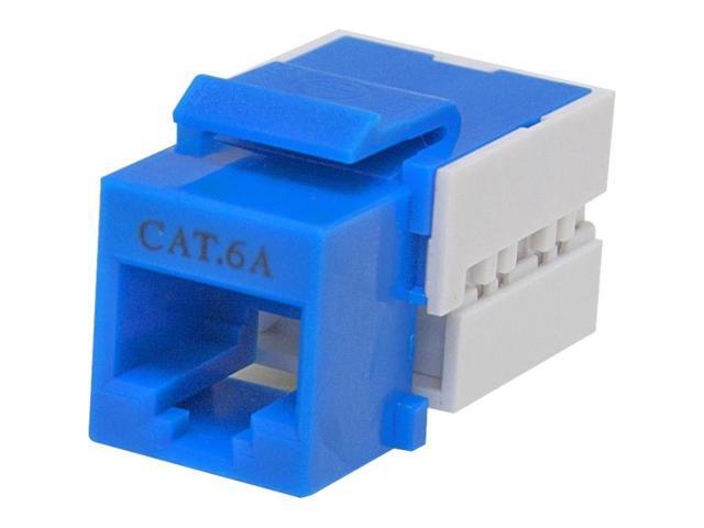 Click here for Cable Wholesale CAT6A Keystone Insert Jack - Blue prices