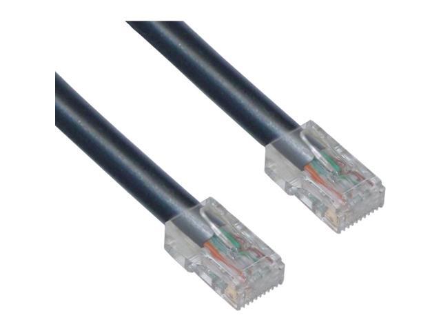 Click here for Cat5e Ethernet Patch Cable Bootless 7 foot - Black prices