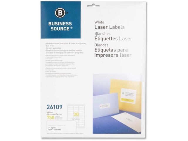 Click here for Bus. Source 1x2-5/8 Address Laser Labels prices