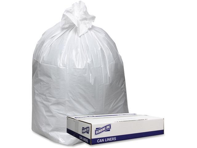 Click here for Genuine Joe Extra Hvy-duty White Trash Can Liners prices