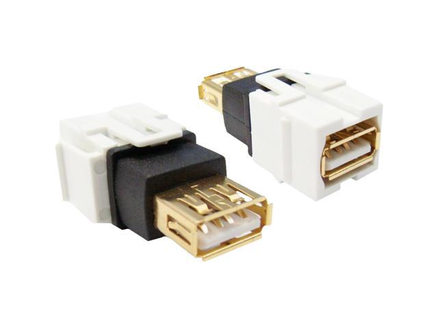 Click here for Cable Wholesale Keystone Insert  White  USB 2.0 Ty... prices