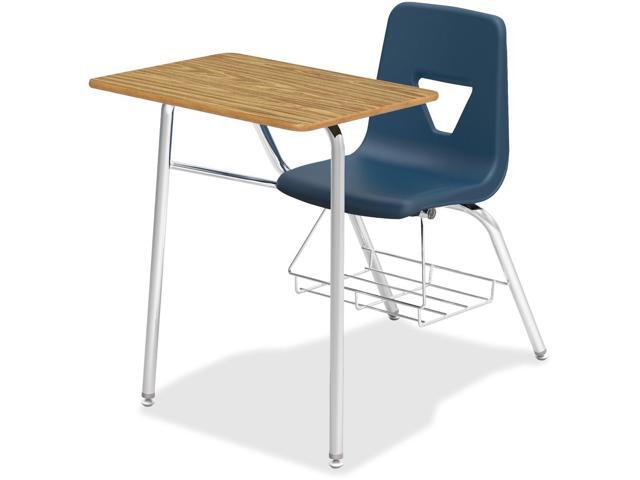 Click here for Lorell Rectangular Medium Oak Top Student Combo De... prices