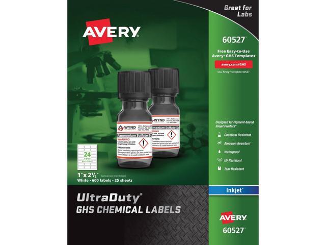 Click here for Avery UltraDuty GHS Chemical Labels prices