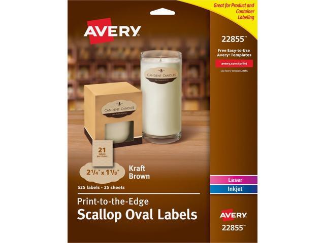 Click here for Avery Kraft Brown Scalloped Labels prices