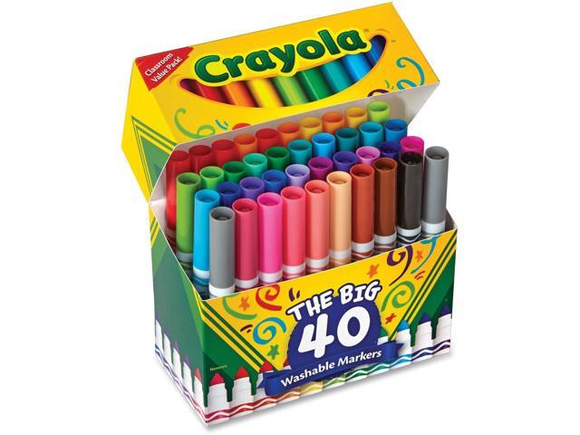 Click here for Crayola 40 Count Ultra-Clean Washable Broad Line M... prices