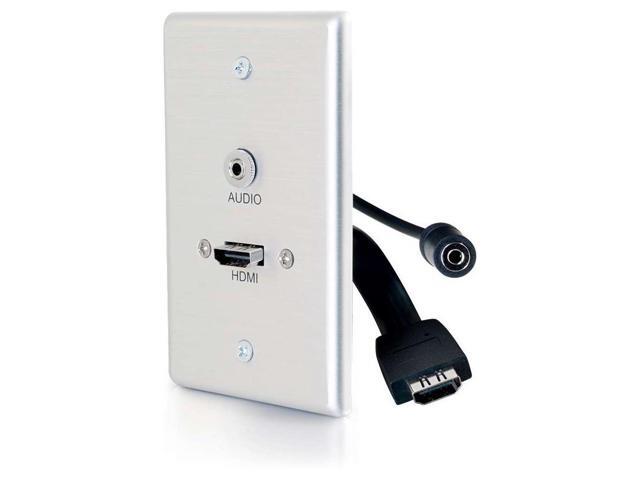 Click here for C2G Single Gang HDMI Wall Plate with 3.5mm Audio A... prices