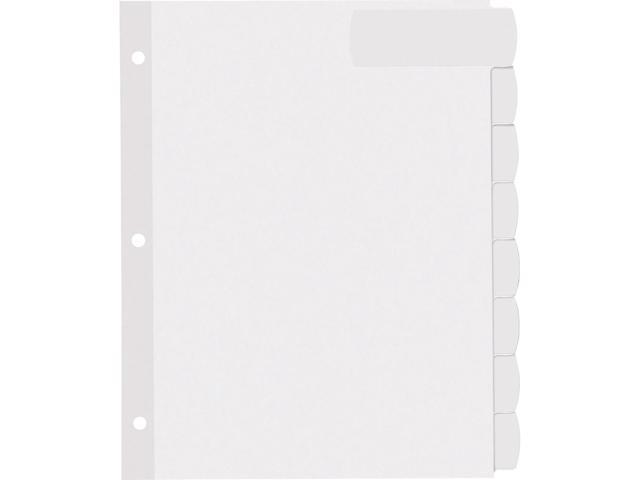 Click here for Avery Big Tab Large White Label Tab Dividers prices