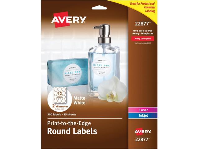 Click here for Avery & reg Easy Peel Print-to-the-edge 2 Round La... prices
