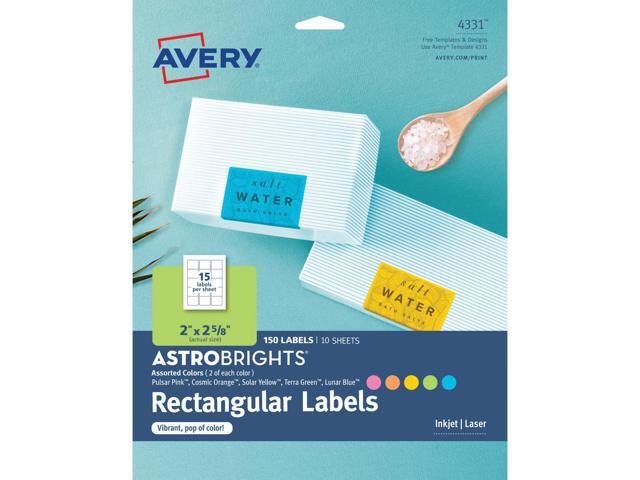 Click here for Avery & reg Astrobrights Color Easy Peel Labels prices