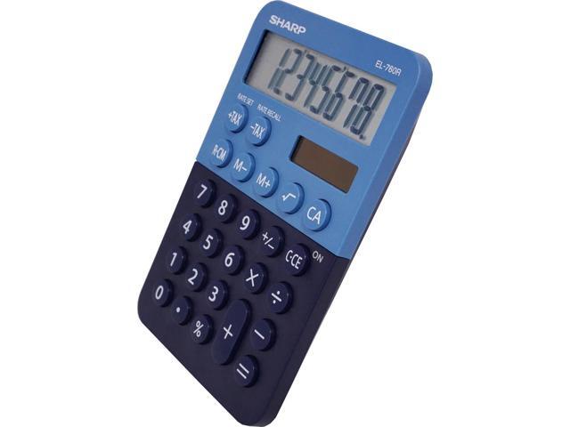Click here for Sharp EL-760RBBL Handheld Calculator 8-Digit LCD E... prices