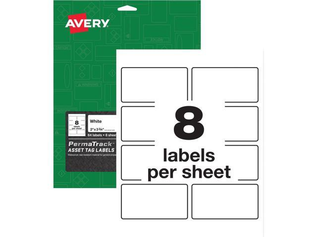 Click here for Avery PermaTrack White Asset Tag Labels prices