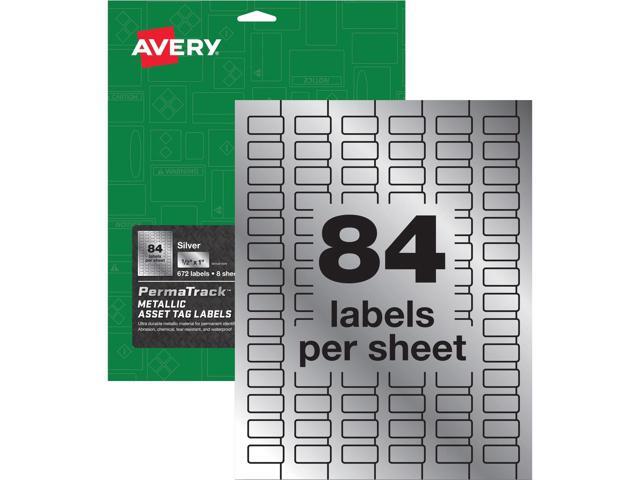 Click here for Avery PermaTrack Metallic Silver Asset Tag Labels prices