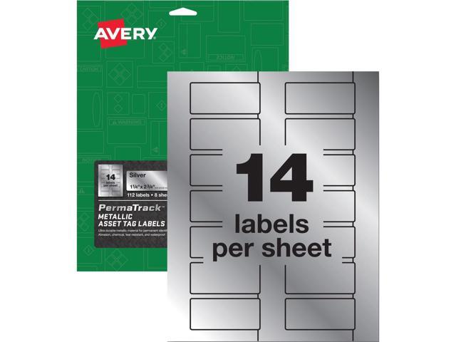 Click here for Avery PermaTrack Metallic Silver Asset Tag Labels prices