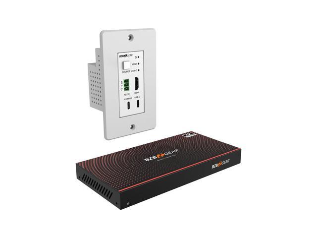 Click here for BZBGEAR 4K UHD 18Gbps HDBaseT HDMI/USB-C/RS-232 Wa... prices