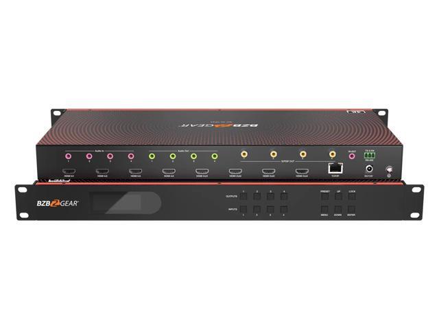 Click here for BZBGEAR 4x4 4K UHD Seamless HDMI Matrix Switcher/V... prices