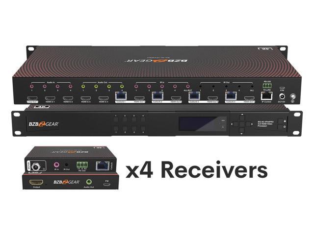 Click here for BZBGEAR 4x4 4K UHD Seamless HDMI Matrix Switcher/V... prices