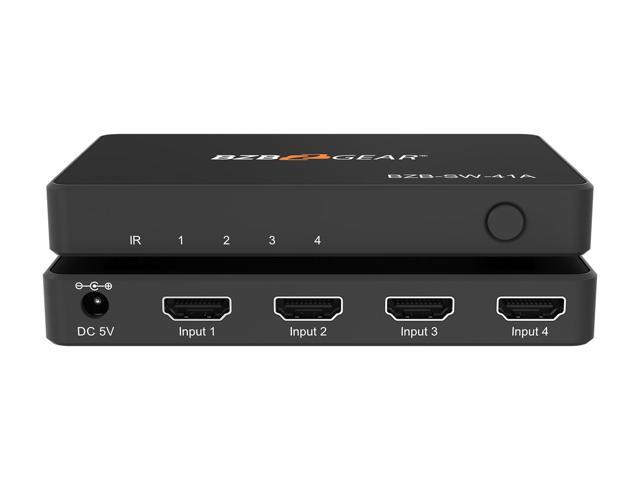 Click here for BZBGEAR 4x1 4K UHD Ultra Slim HDMI Switcher with I... prices