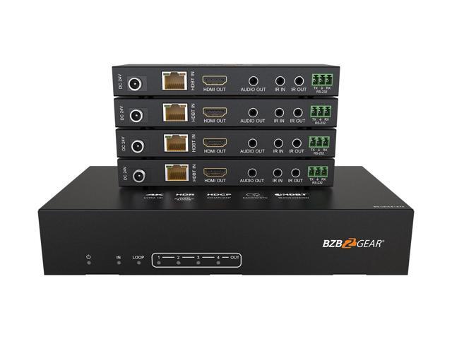 Click here for BZBGEAR 1x4 4K UHD HDMI HDBaset Splitter/Distribut... prices