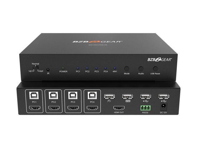 Click here for BZBGEAR 4x1 1080P FHD HDMI MultiViewer with KVM US... prices