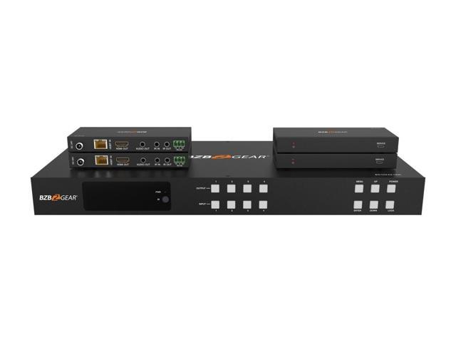Click here for BZBGEAR 4x4 4K UHD 18Gbps HDMI Matrix Switcher Ove... prices