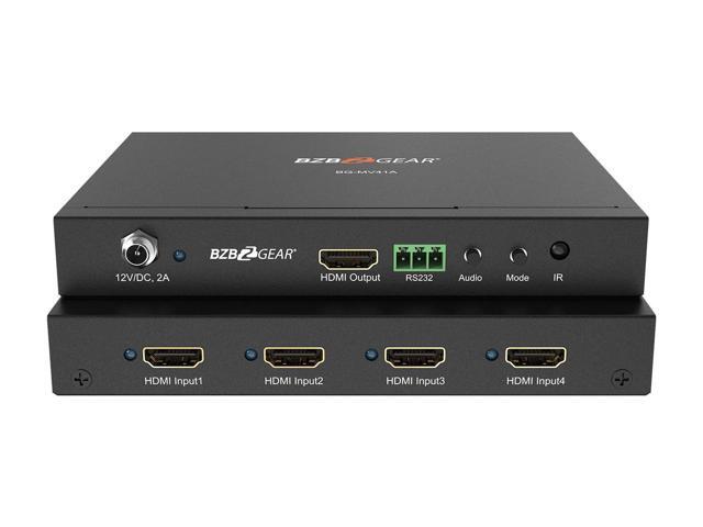 Click here for BZBGEAR 4x1 1080P FHD HDMI Switcher/Scaler/MultiVi... prices