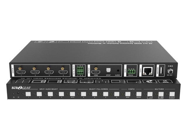 Click here for BZBGEAR 4x1 4K UHD HDMI Seamless Switcher/Scaler/M... prices