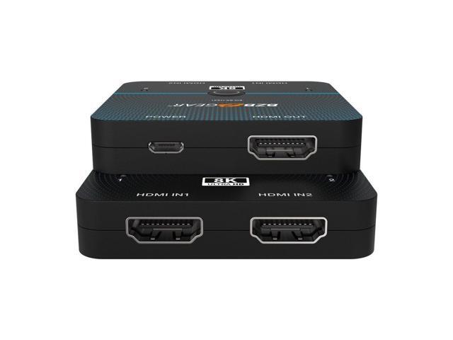 Click here for BZBGEAR 2x1 8K UHD Ultra Slim HDMI 2.1 Switcher (8... prices